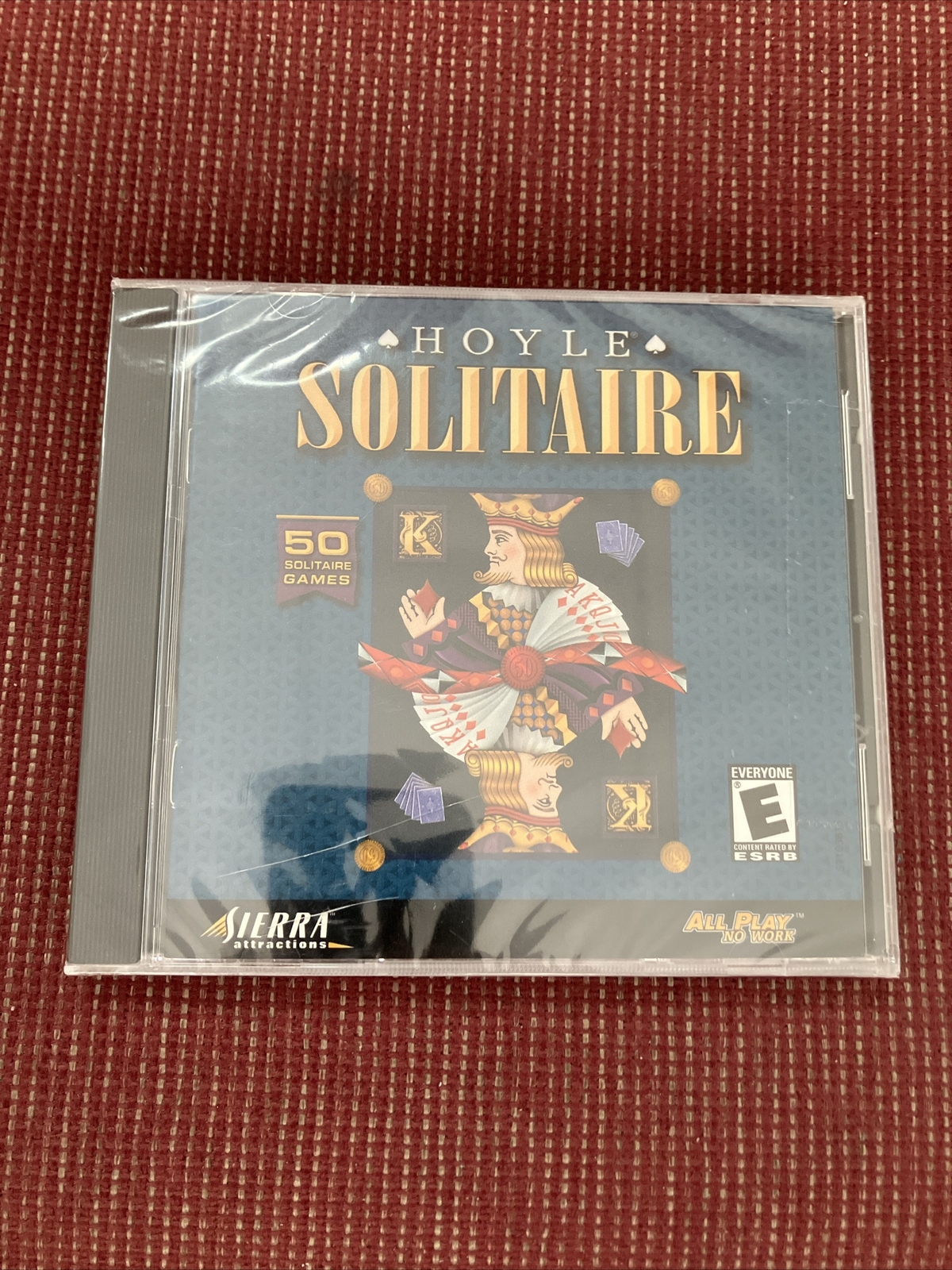 Sealed Hoyle 50 Solitaire Games CD Computer Game Sierra 2000 PC MAC ...