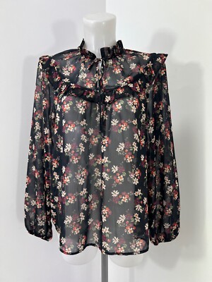 Ladies New Ex George Sheer Blouse Size 8 10 12 16 18 24 | eBay UK