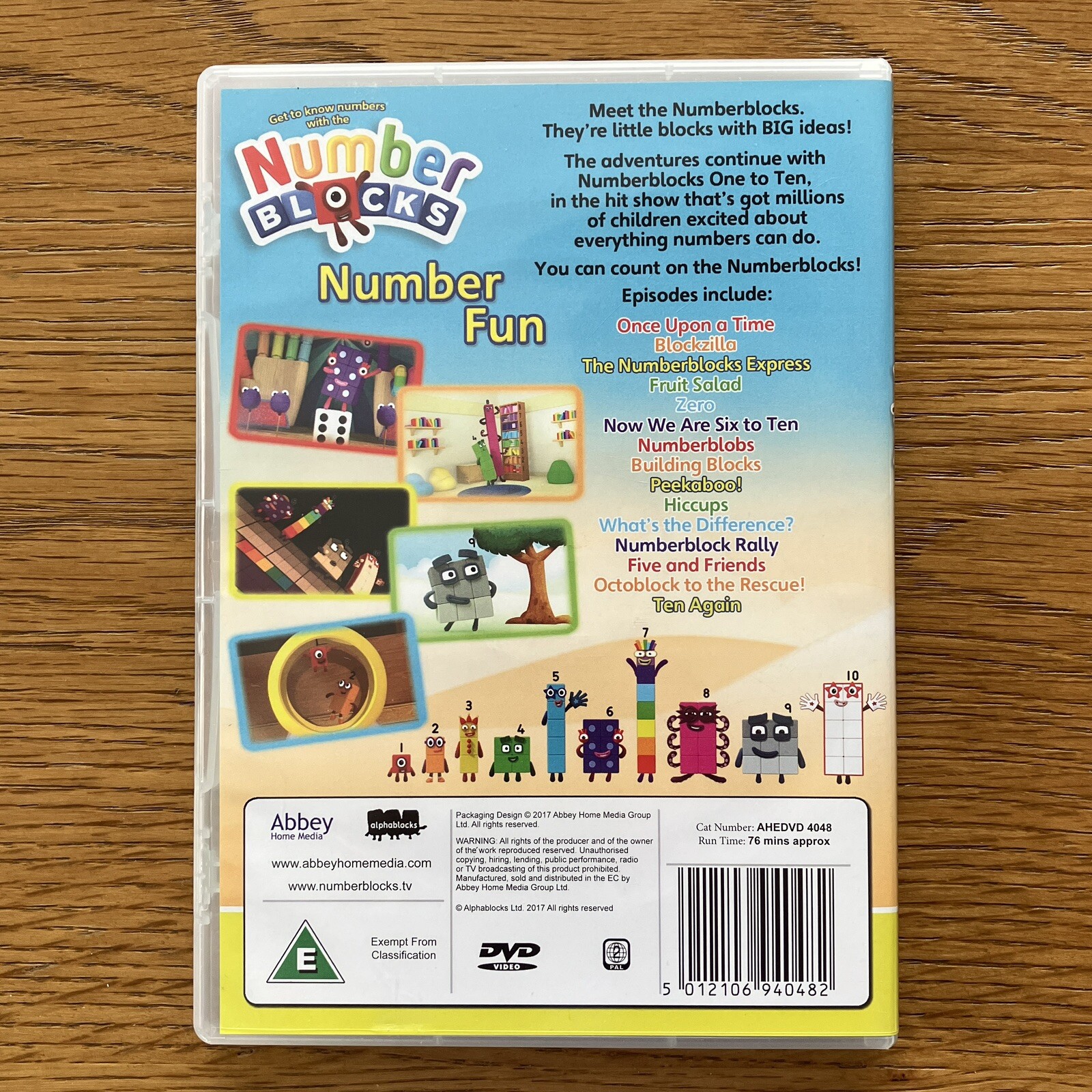 Numberblocks DVD Volume 3 - Number Fun - Educational - Counting - Maths ...