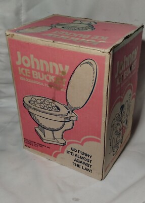 Johnny Ice Bucket Punch Bowl Toilet with Original Box Vintage | eBay