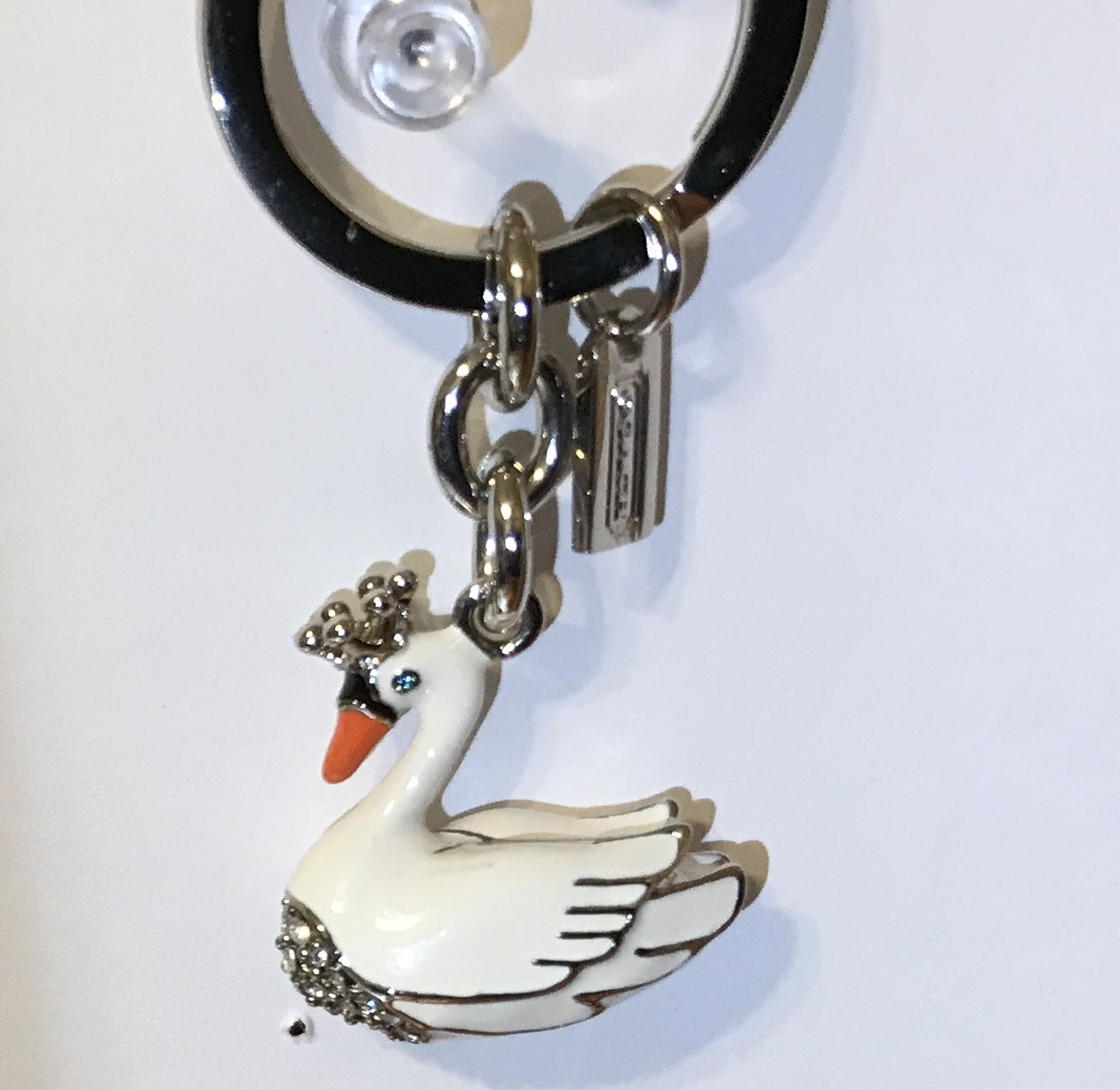 NWOT'S Coach Swan Keychain / Key Ring / Charm | eBay