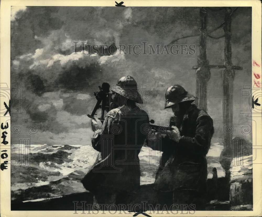 1951 Press Photo "Eight Bells" Painting by Winslow Homer in ...