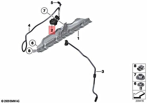 BMW OEM X3 Turbocharger Turbo-Vacuum Control Pressure Converter ...
