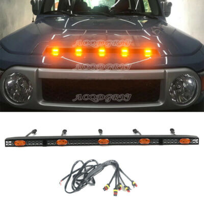For Toyota FJ Cruiser 2007-2021 LED Vehicles Bonnet Hood Light Bars ...