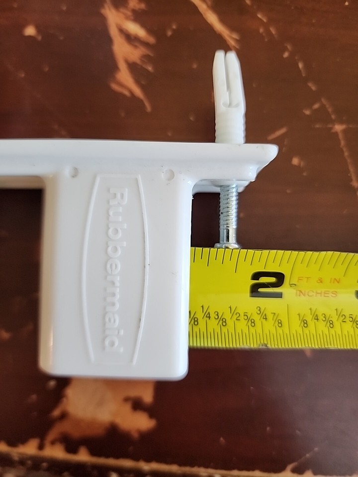 4 Rubbermaid Closetmaid FreeSlide Fast Set Wall End Shelf Shelving Wire ...