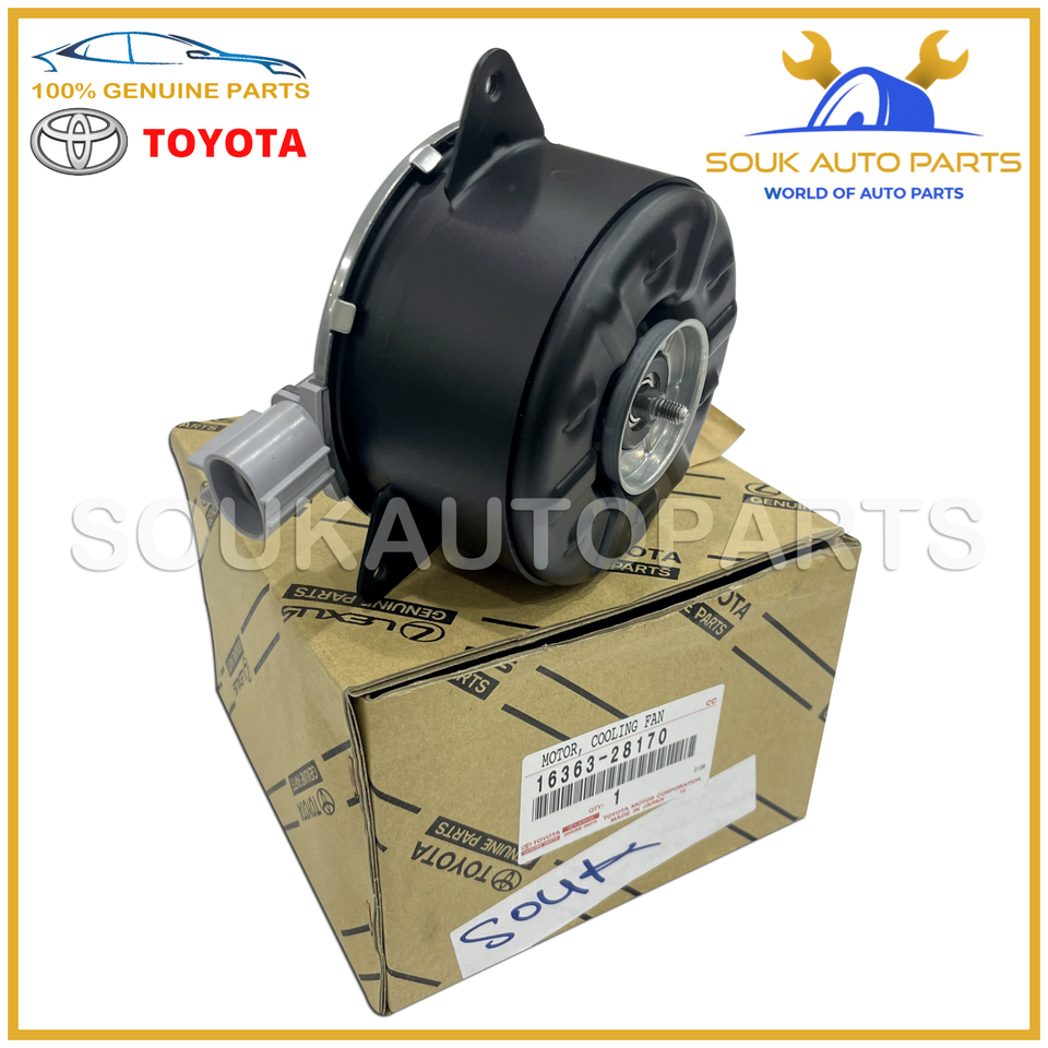 16363-28170 Genuine Toyota MOTOR, COOLING FAN 1636328170 OEM | eBay