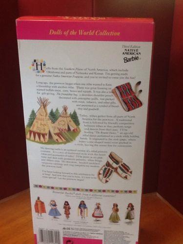 NRFB Native American Barbie 3rd Third Edition 1994 Mattel 12699 Dolls ...