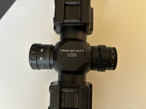 U.S. Optics TS-20X 2.5-20x50mm Rifle Scope With Area419 Match Rings | eBay