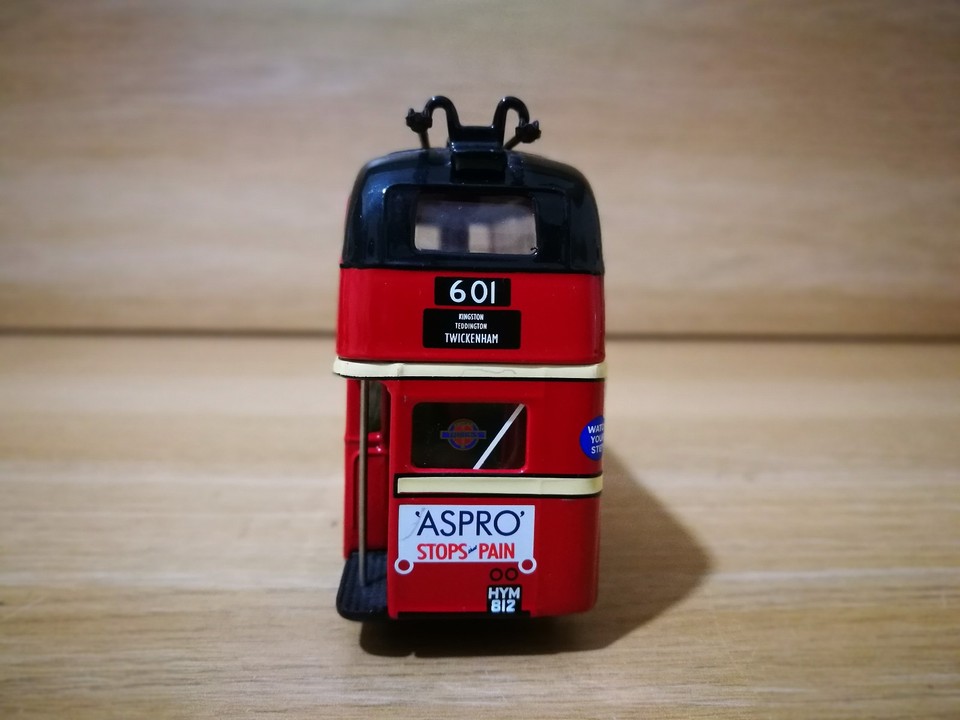 Corgi OM43707 Q1 Trolleybus- London Transport route 601 twickenham ...