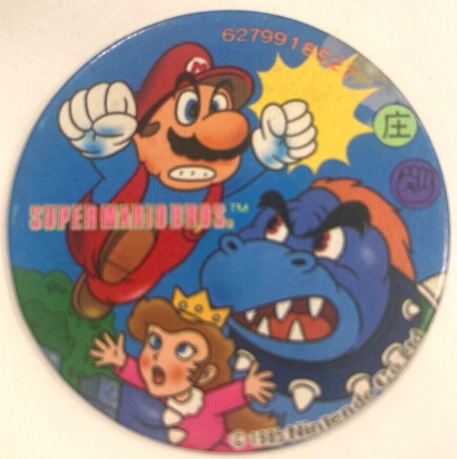 Super Mario Nintendo Official Menko Card Famicom 1985 Vintage Japanese ...