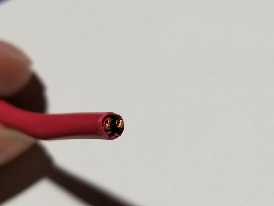 Belden Wire 5220FL 16/2C Solid Shielded Riser Fire Alarm Cable Red ...