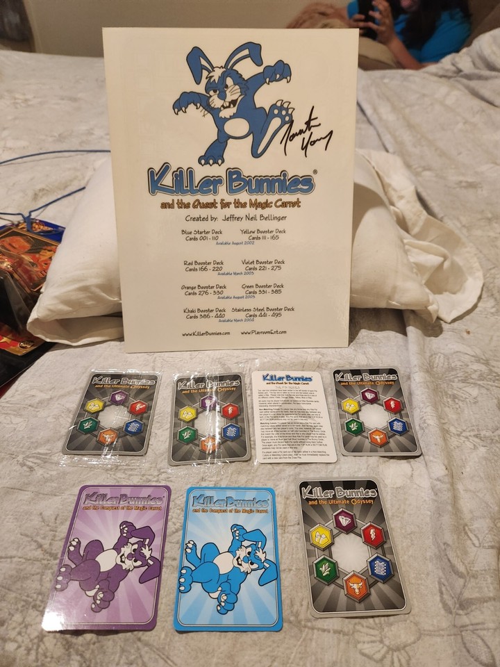 Killer Bunnies & The Quest For The Magic Carrot Promo Cards & Signed ...