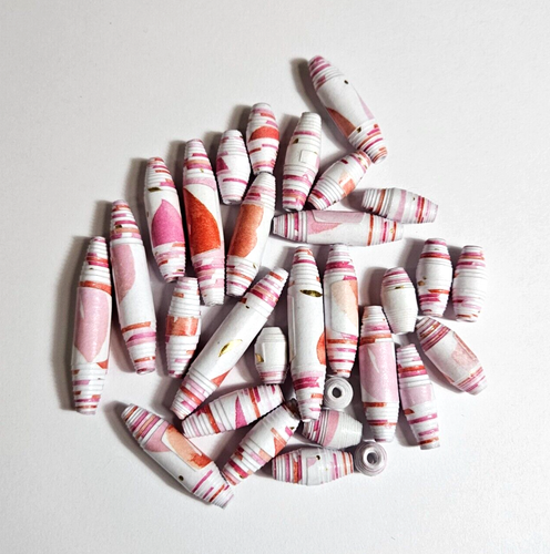 Loose Rolled Paper Beads 30 ct. Assorted Sizes Jewelry Crafts DIY ...