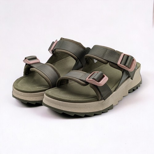 Merrell Womens Alpine Cush Green Adjustable Wedge Slides Sandals 10 | eBay