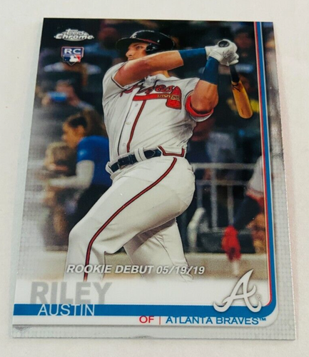2019 Topps Chrome Update AUSTIN RILEY Rookie Debut RC | eBay