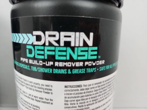 Lot of 2 Zep Drain Defense Enzymatic Drain Cleaner Powder SAFE FOR ALL ...