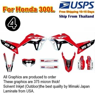 J19 Motocross Graphics Stickers Kit For Honda CRF300L Whole Bike Decals ...