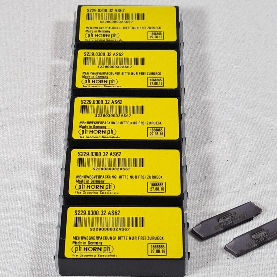 HORN Insert S229.0300.32 AS62 for Turning (10 pieces) NEW | eBay UK