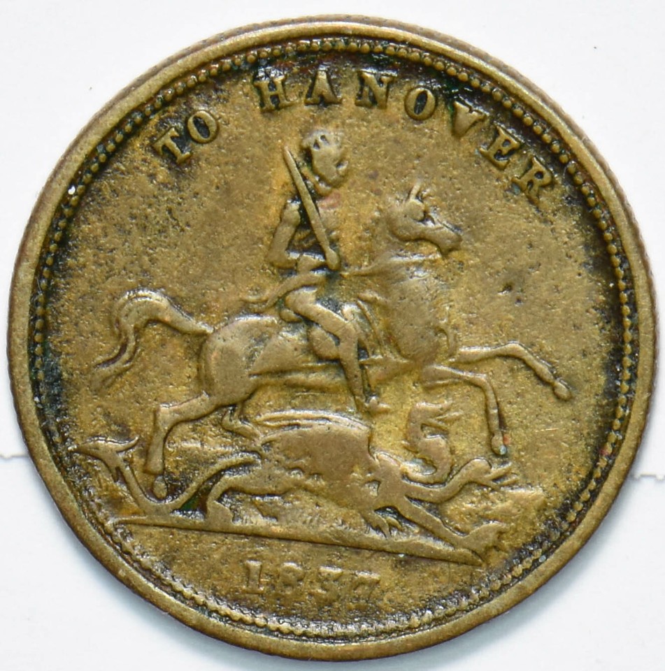 Great Britain 1862 Hanover Token Queen Victoria 293440 combine shipping ...