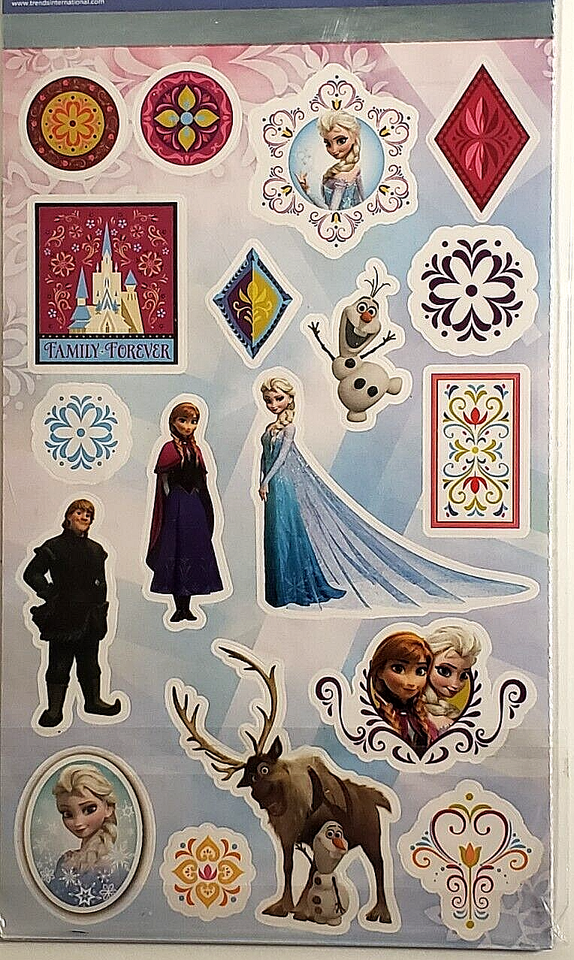 Disney FROZEN Stickers by SandyLion - 4 Sheets | eBay