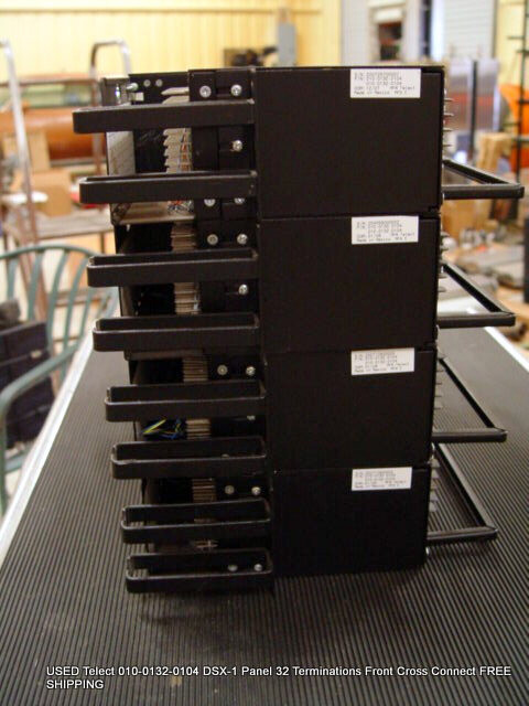Telect 010-0132-0104 DSX-1 Panel 32 Terminations F Cross Connect FREE ...