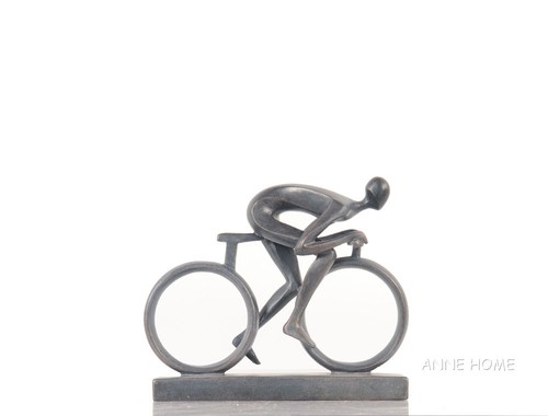 Male Cyclist Figure Sculpture Figurine Statue 8" Cycling Bicycle Art ...