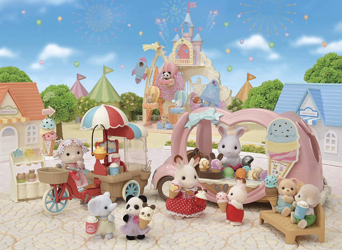 Sylvanian Families Ponpon! Popcorn Cycle Mi-90 Calico Critters Epoch ...