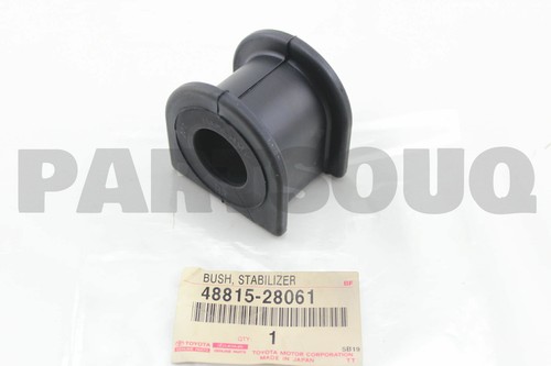 4881528061 Genuine Toyota BUSH, FRONT STABILIZER BAR, NO.1 48815-28061 ...