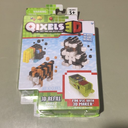 Qixels 3D Jungle World 300 Cubes Refill Pack, (For Use with 3D Maker ...