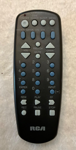 RCA RCU404 TV UNIVERSAL REMOTE 4 COMPONENTS TV/DVD/ AUX/VCR/DBS/ CABLE ...
