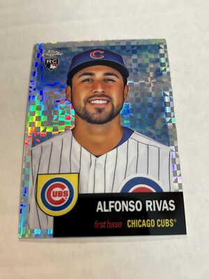 2022 TOPPS CHROME PLATINUM ANNIV ALFONSO RIVAS #185 XFRACTOR ROOKIE ...