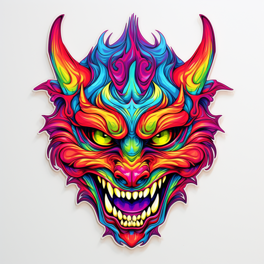 5X Autoaufkleber Teufel Sticker 9x9 cm Cartoon Devil Aufkleber Auto ...