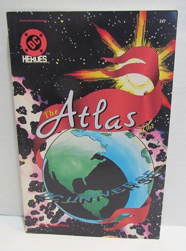 MAYFAIR GAMES DC HEROES ROLE PLAYING GAME ATLAS OF THE DC UNIVERSE 1990 ...