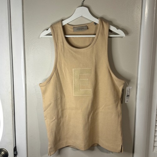 Essentials Fear of God Womens Letter E Waffle Tank Top SZ M | eBay