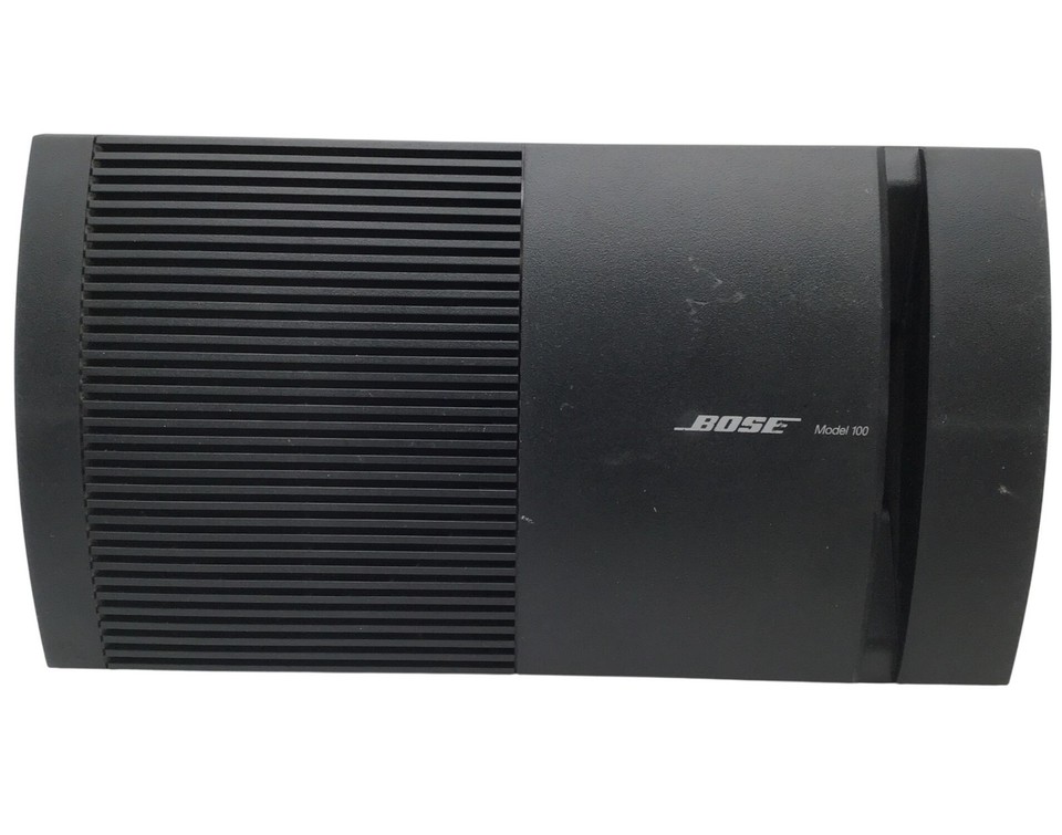 Bose Model 100 Black Compact Speakers With Wall Mount Attachments ...