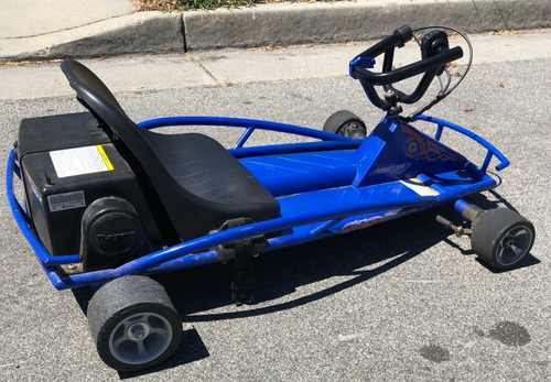 Razor Ground Force Drifter Kart - Blue - Electric Go Kart | eBay