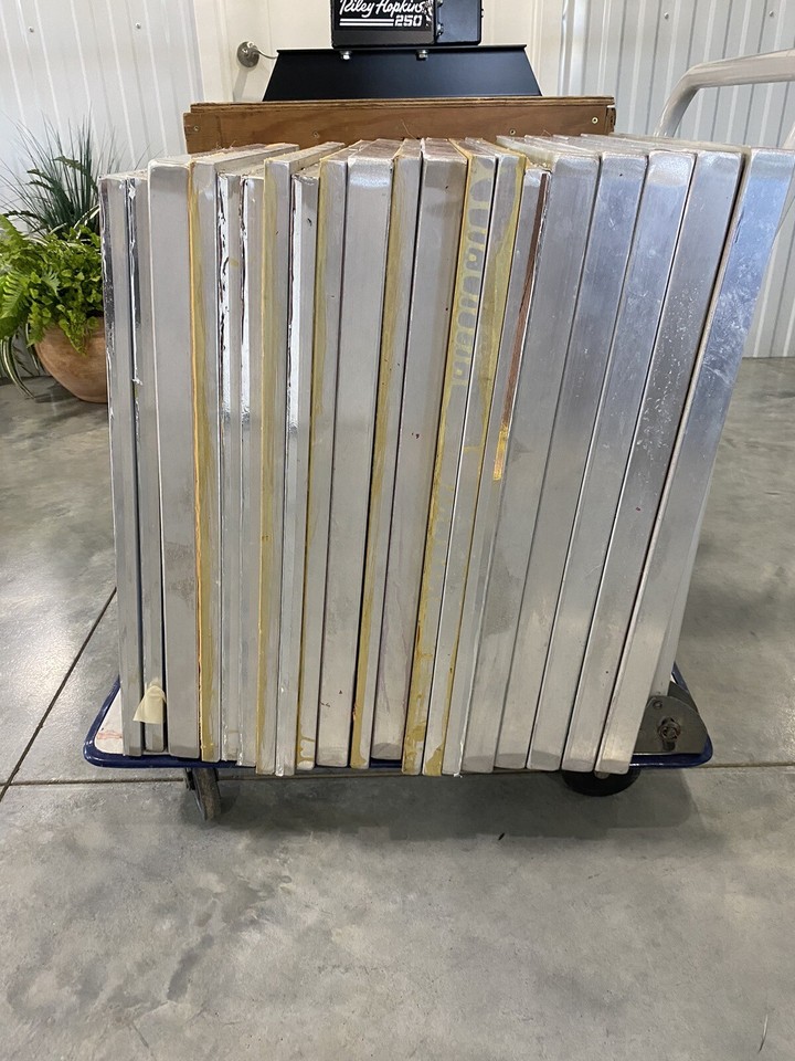 Used Baselayr 20x24in Aluminum Mesh Screen Printing Frame | eBay