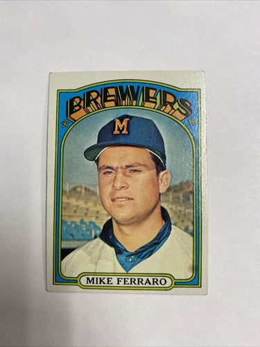 1972 Topps Baseball Mike Ferraro Milwaukee Brewers Card #613 | eBay