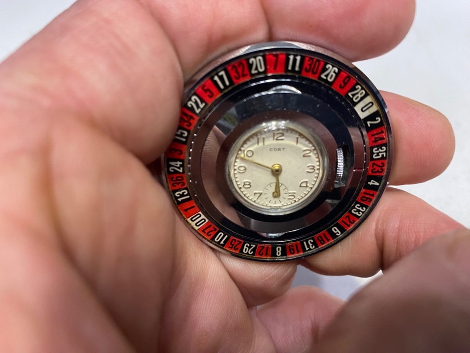 Swiss made Pocket Watch Spinning Roulette Wheel With Cort 17 Jewels | eBay