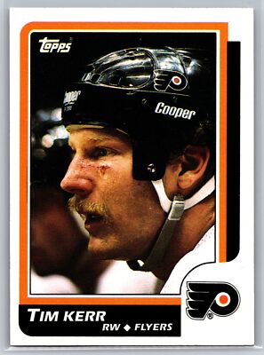 1986-87 Topps #134 Tim Kerr Philadelphia Flyers | eBay