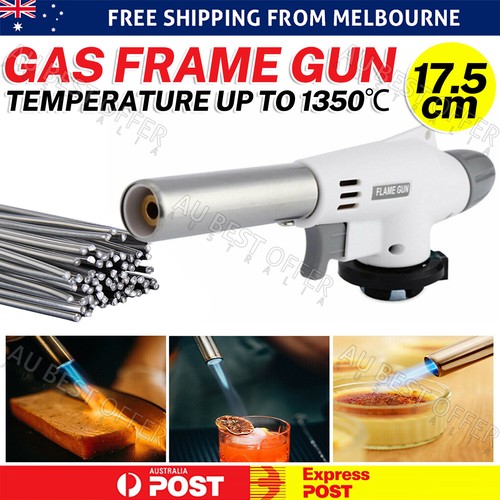 Refillable Gas Butane Blow Torch Gun Food Baking Welding Culinary ...