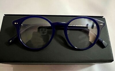 New WARBY PARKER Morgan M 377 48mm Baltic Blue Eyeglasses Frames | eBay