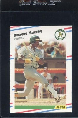 1988 FLEER GLOSSY #287 DWAYNE MURPHY OAKLAND ATHLETICS | eBay