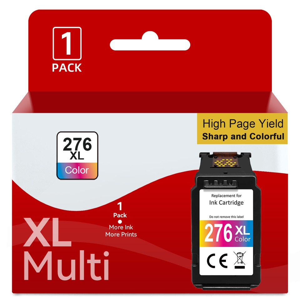 PG-275XL CL-276XL Black Color Ink for Canon Pixma TS3522 TS3520 TR4722 ...