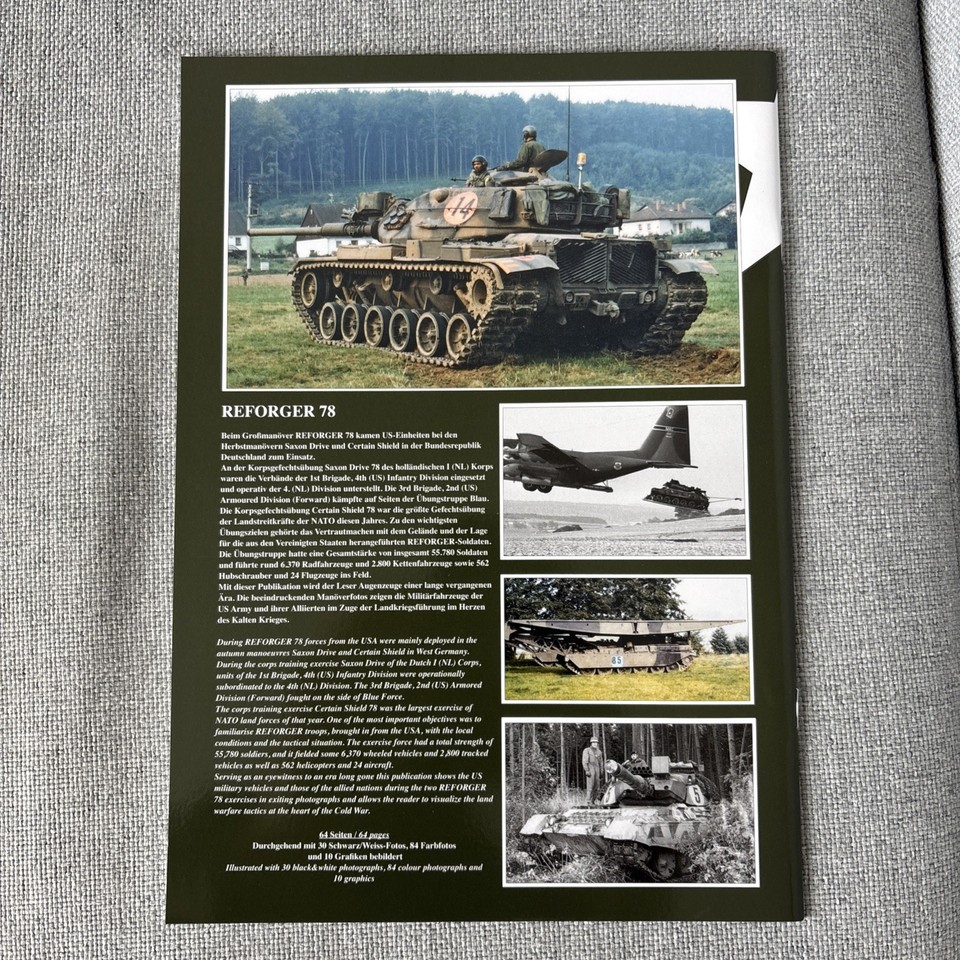 TANKOGRAD Reforger 1986-1993 + 78 + Free Lion 88 US Army Europe M1 ...
