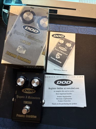 DOD YJM308 Yngwie J Malmsteen Preamp Overdrive Guitar Effect Pedal | eBay