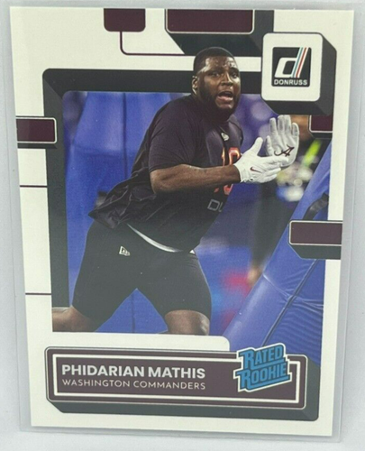 Phidarian Mathis Rated Rookie Card (RC) 2022 Panini Donruss Football No ...