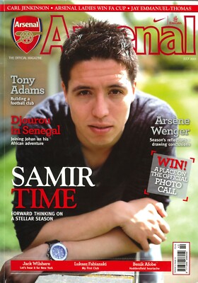 UK Arsenal Magazine: Samir Nasri Interview, Arsène Wenger, Soccer, July ...