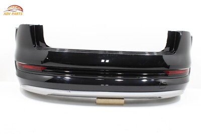 AUDI E-TRON REAR BUMPER COVER & PARK ASSIST SENSORS & REFLECTOR LAMP ...