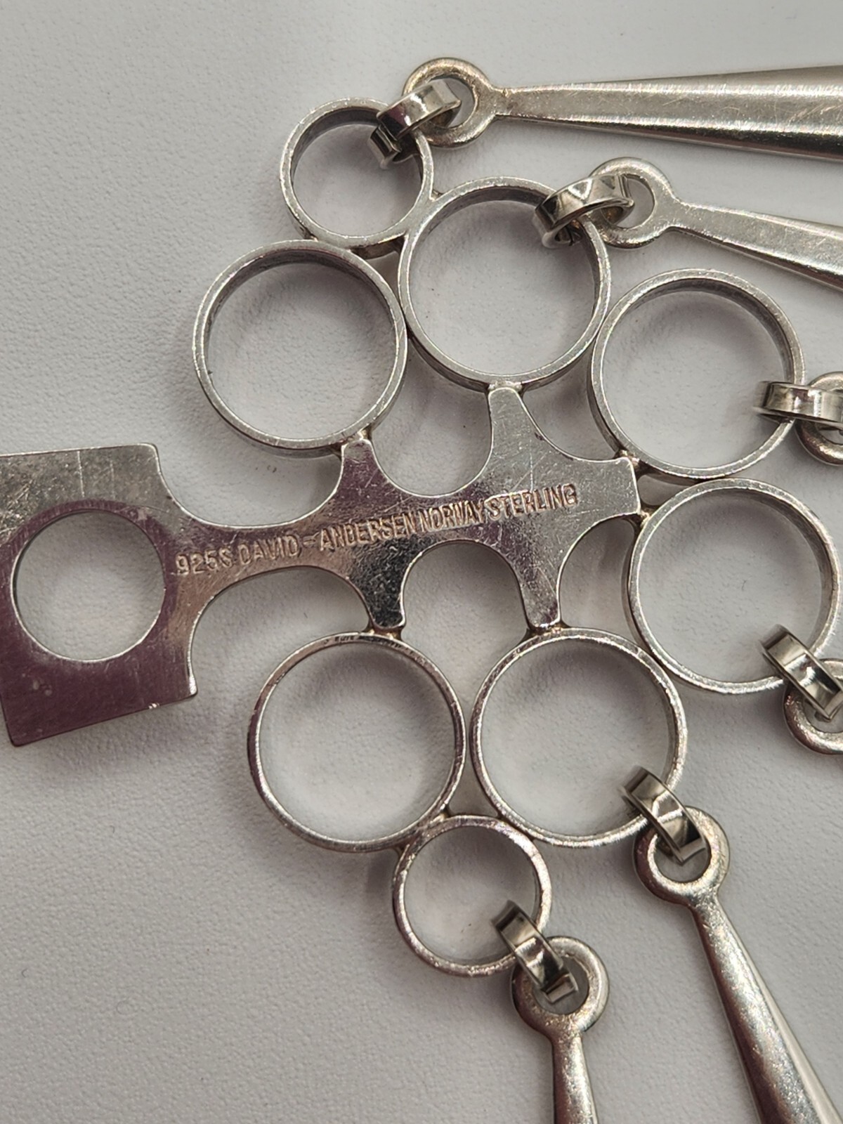 Vintage David Andersen Pendant Modernist Sterling Sil… - Gem